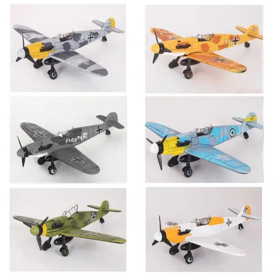 4D Model Messerschmitt BF-109 1/48 Snap fit Pre-Painted Model Kits