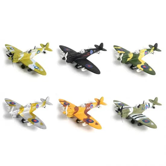 4D Model Supermarine Spitfire 1/48 Snap fit Pre-Painted Model Kits