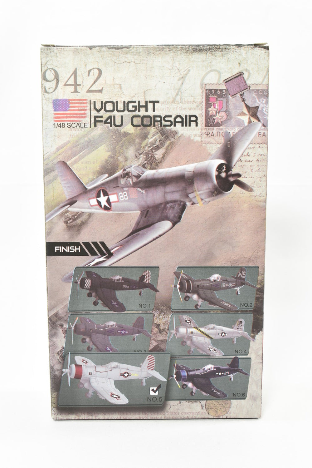 4D Model Vought F4U Corsair 1/48 Snap fit Pre-Painted Model Kits