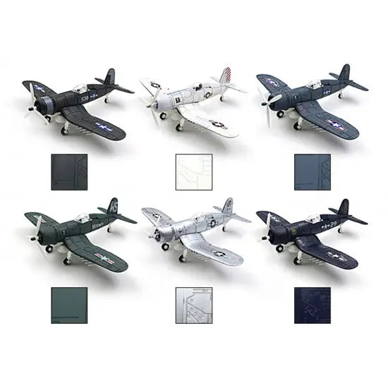 4D Model Vought F4U Corsair 1/48 Snap fit Pre-Painted Model Kits