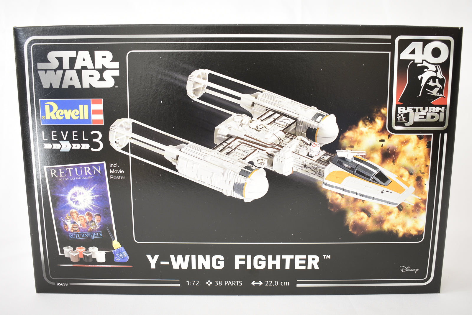 Revell Star Wars Y-Wing Fighter Return of the Jedi 40th Anniversary Se