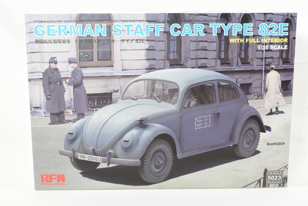 Ryefield Model 1/35 German Staff Car Type 82E VW Beetle Kit 5023
