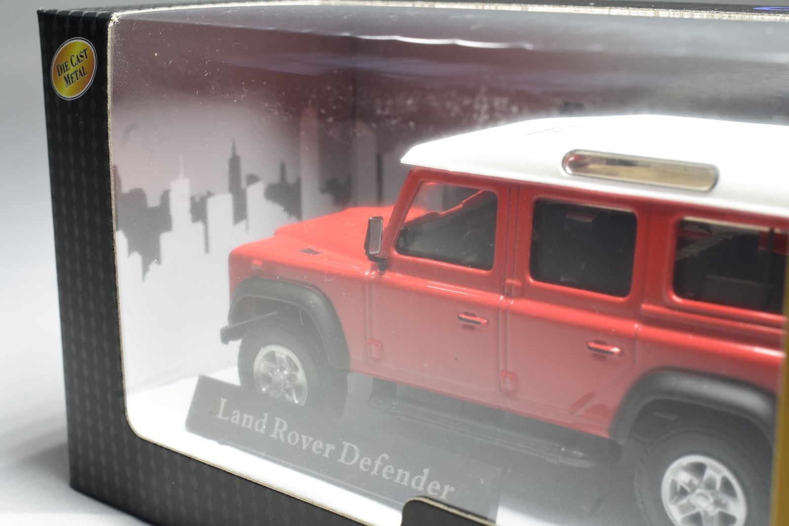 Cararama Land Rover Defender Red 1/43 Scale Diecast